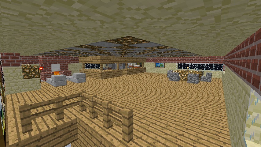 house whit garage Minecraft Map