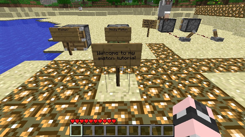 Piston Tutorial Minecraft Map