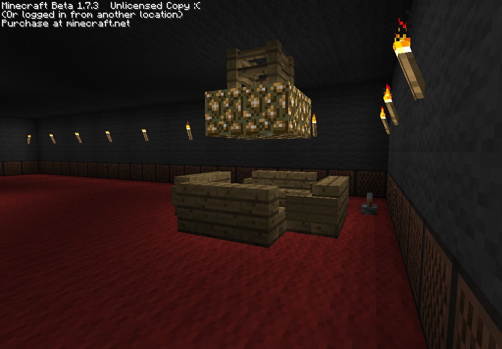 A dining-room and a Church at the same time Minecraft Map