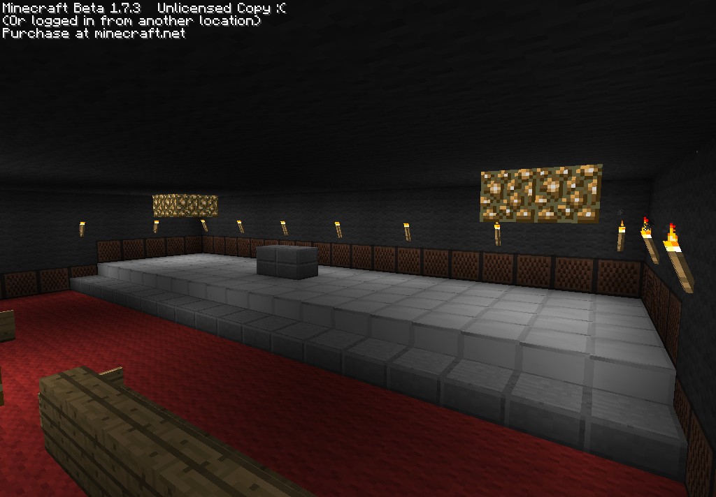 A dining-room and a Church at the same time Minecraft Map