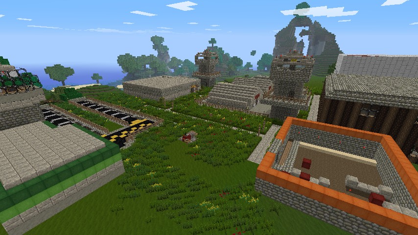Flat land fort Minecraft Map