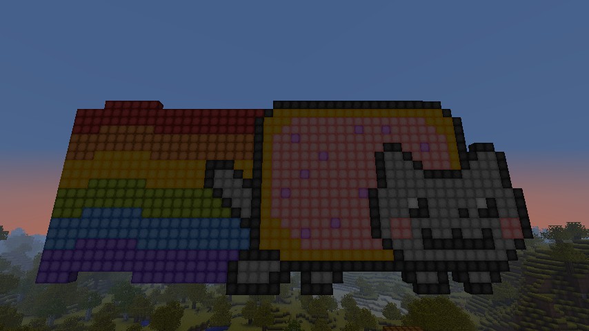 Nyan Cat Minecraft Map