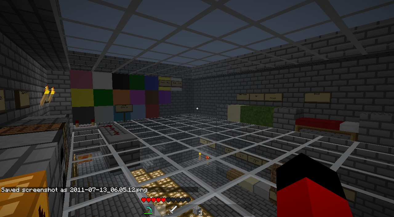 Texture Pack Showcase Room Minecraft Map