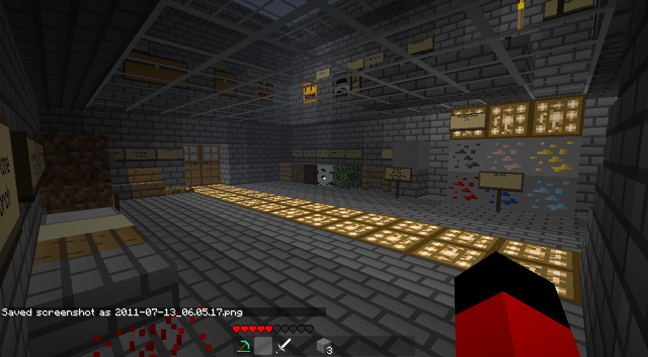 Texture Pack Showcase Room Minecraft Map