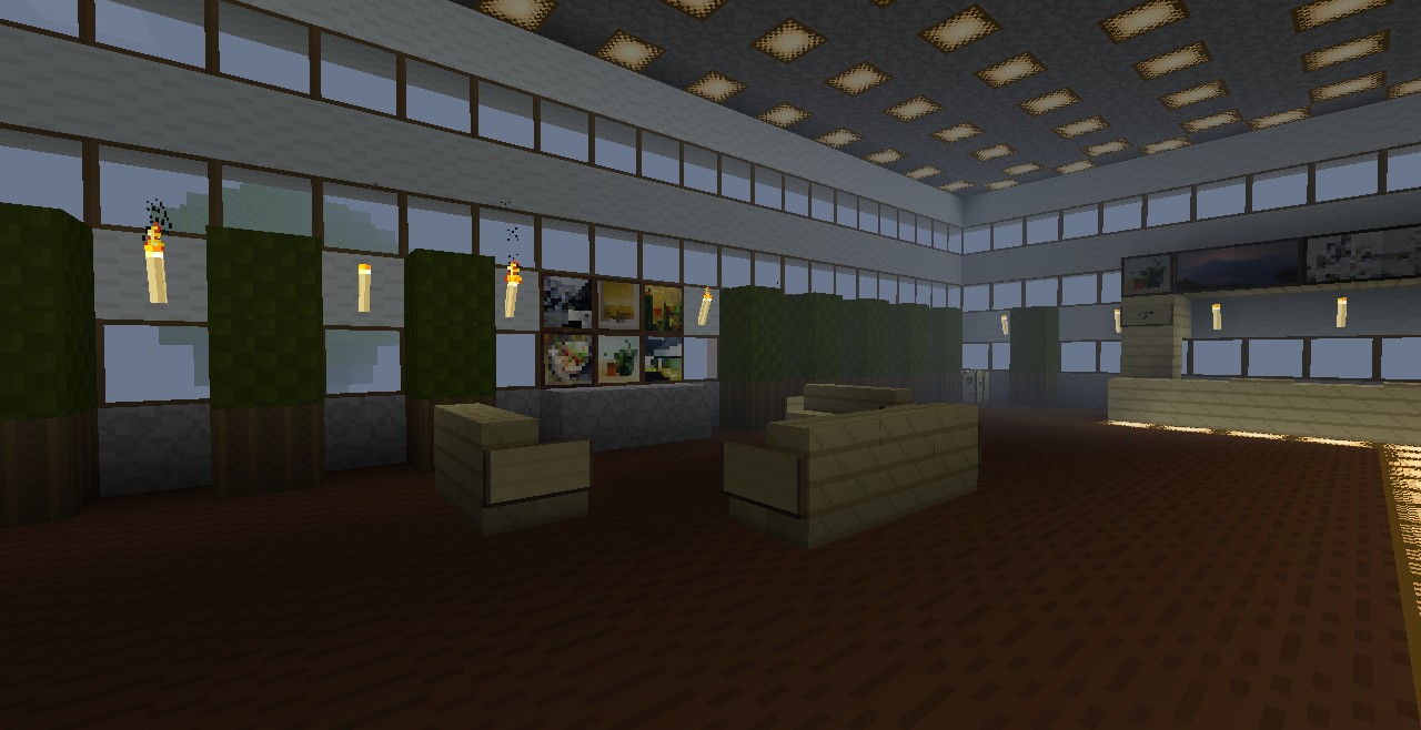 Nice Beach Hotel Minecraft Map