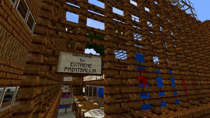 Extreme Paintball Minecraft Map