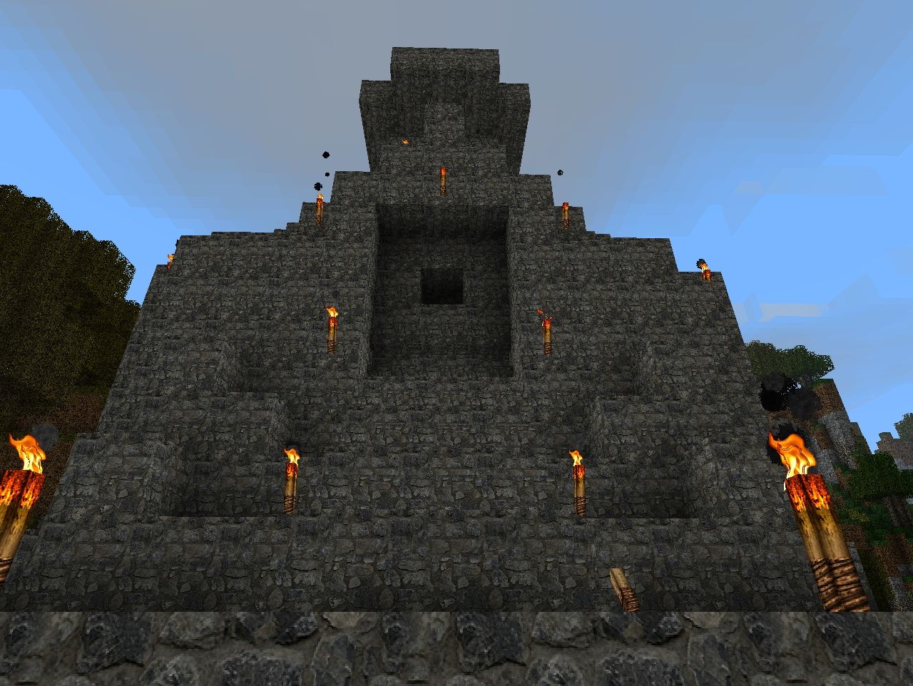 Piston Ziggurat Minecraft Map