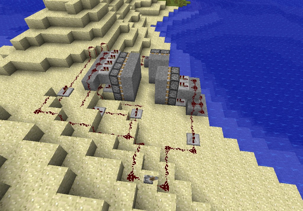 Piston House Minecraft Map