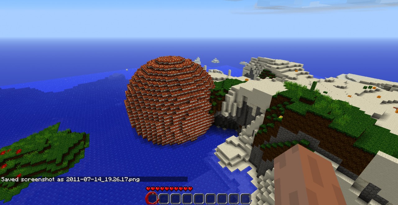 tnt spheres everywhere 2012 Minecraft Map