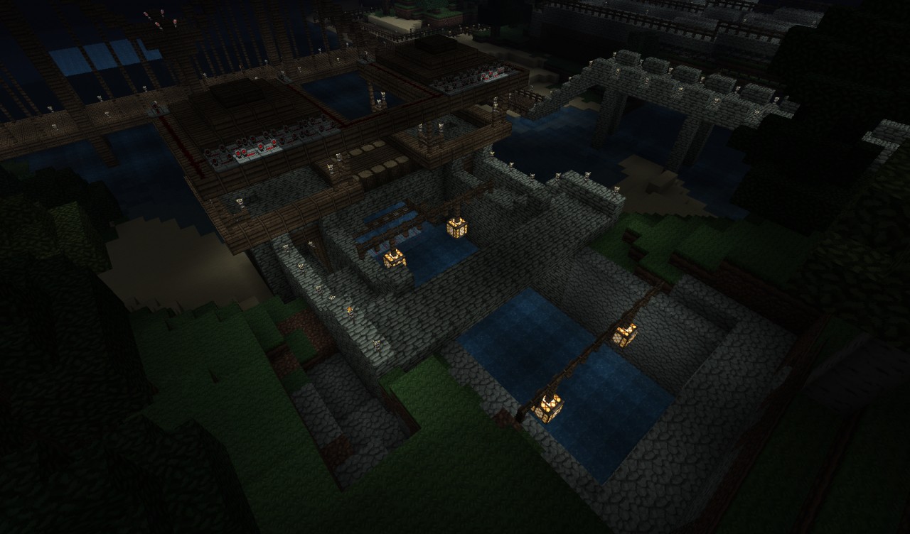 Harbor Gate (with Piston and DOWNLOAD LINK) Minecraft Map