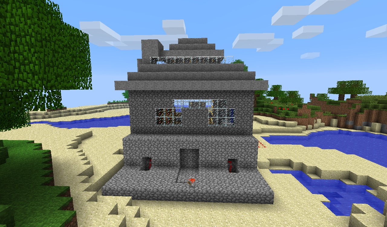 Piston House Minecraft Map