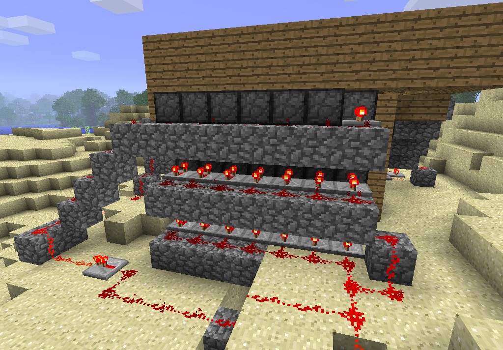 Piston ''House'' Minecraft Map