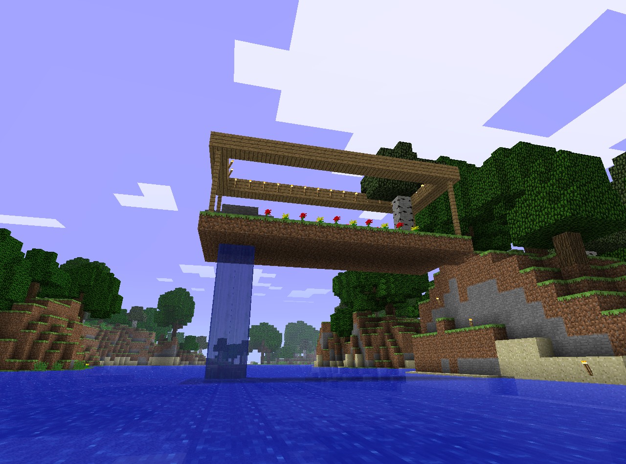 it a hanging garden Minecraft Map