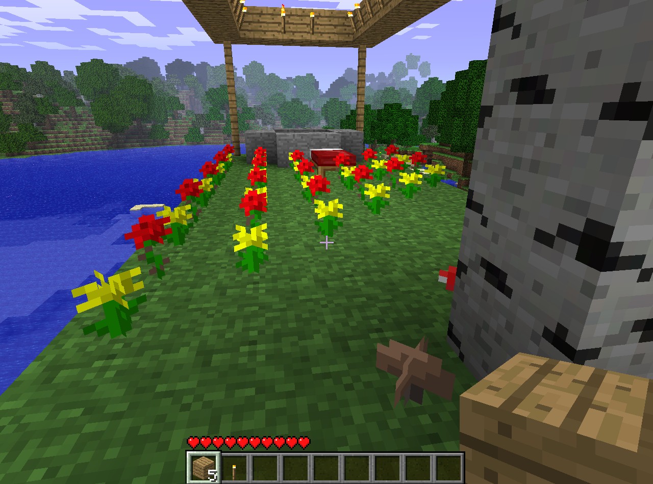 it a hanging garden Minecraft Map