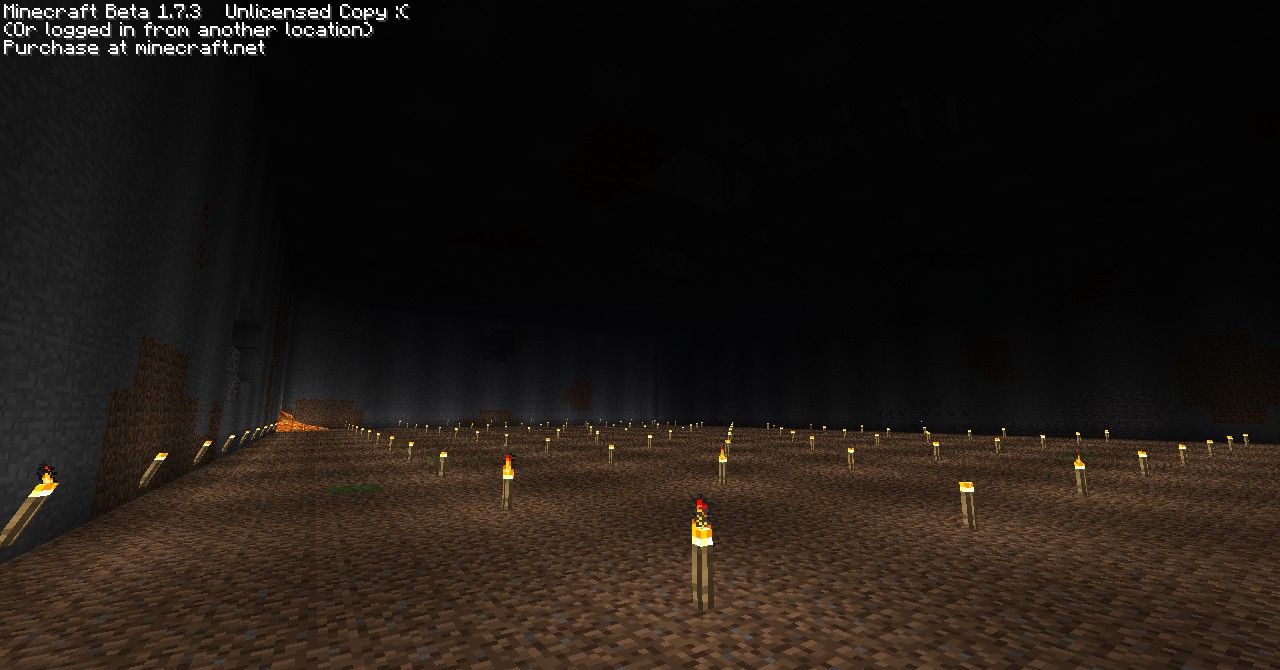 underground survival Minecraft Map