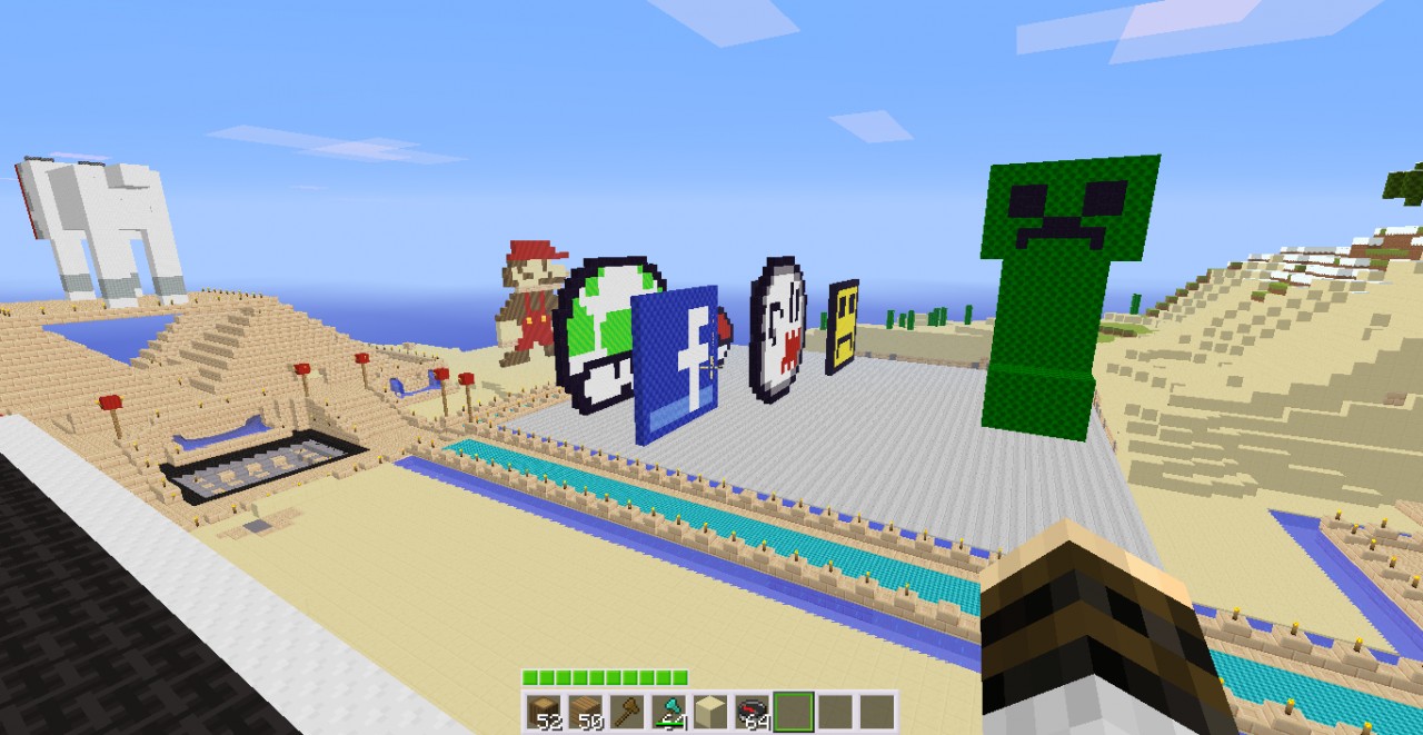 Pixel Art Farm! :D Minecraft Map