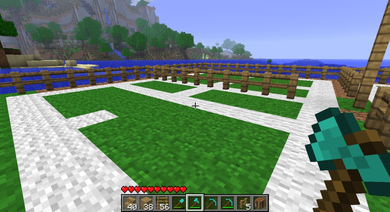 tennis courts Minecraft Map