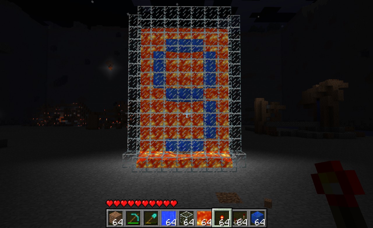 7-Segment Display using Pistons Minecraft Map