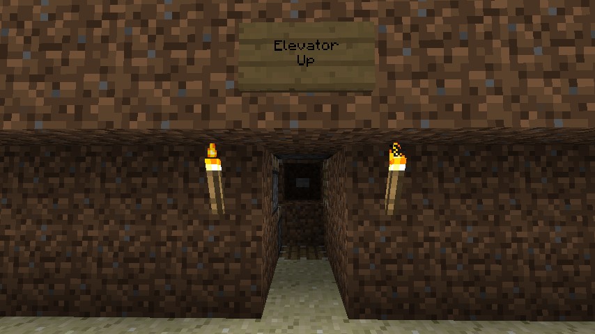 Piston Elevator Minecraft Map