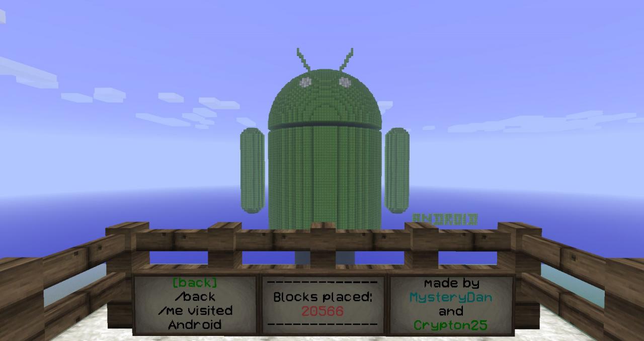 ANDROID - The green little guy Minecraft Map