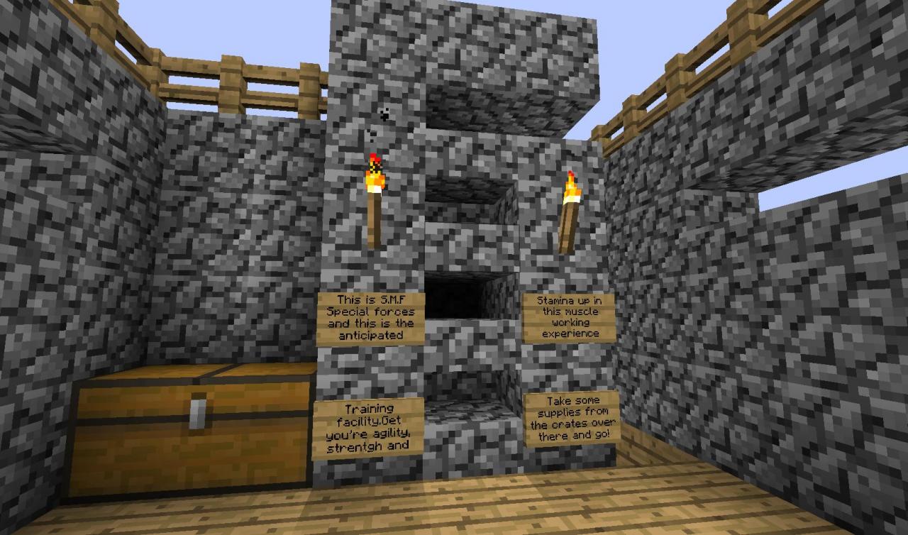 S.M.F Training Facility Minecraft Map