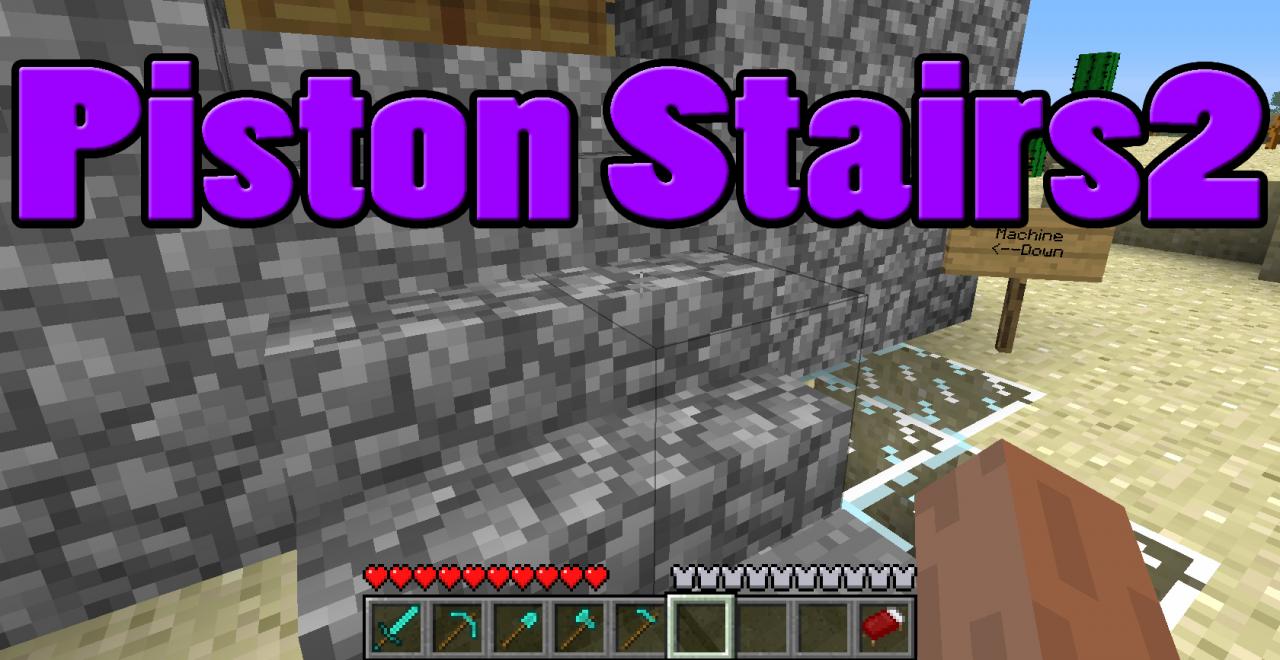 Piston Stairs2 Minecraft Map