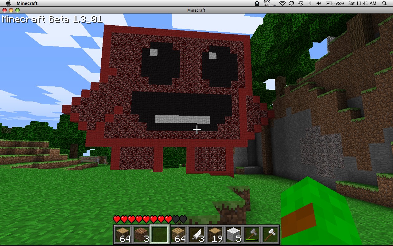 Minecraft Super Meat Super Meat Boy Pixel Art Minecraft Map