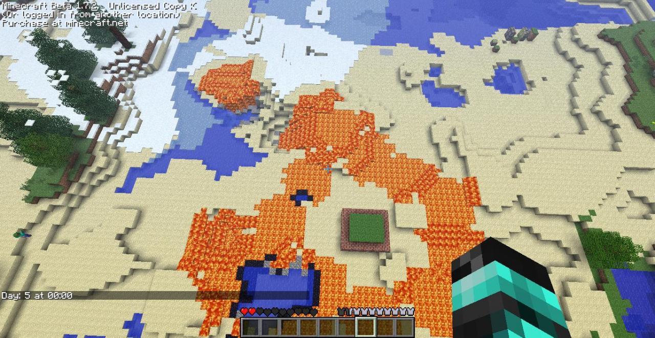 Lava Island Minecraft Map
