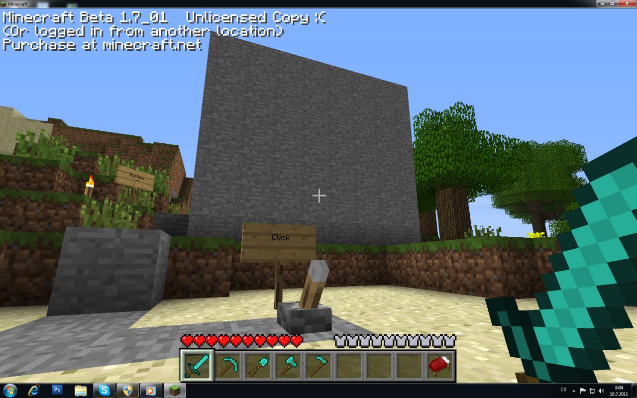 PistonWall Minecraft Map