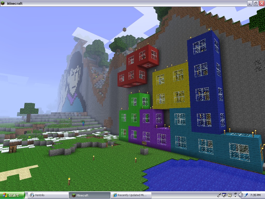 Epic tetris house Minecraft Map