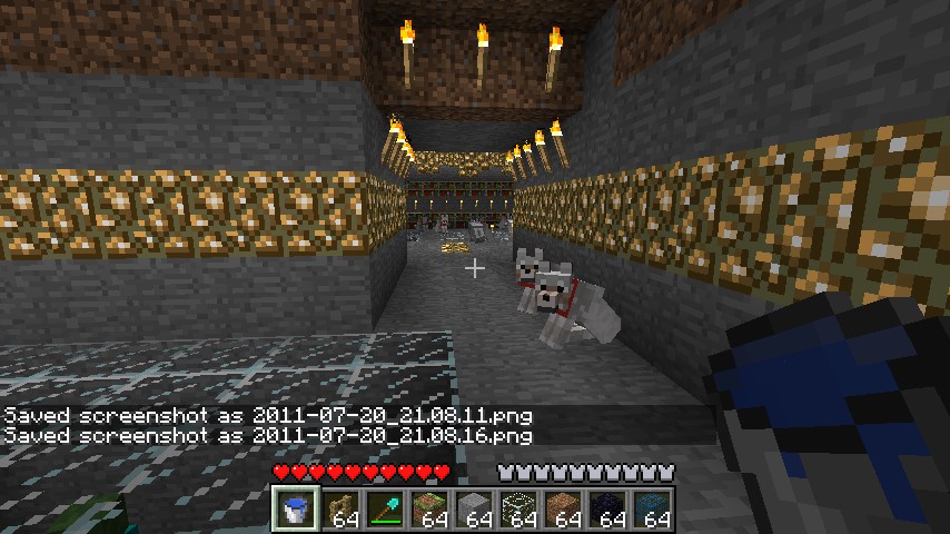 Underground structure with mob pits and wolfs V2 Minecraft Map