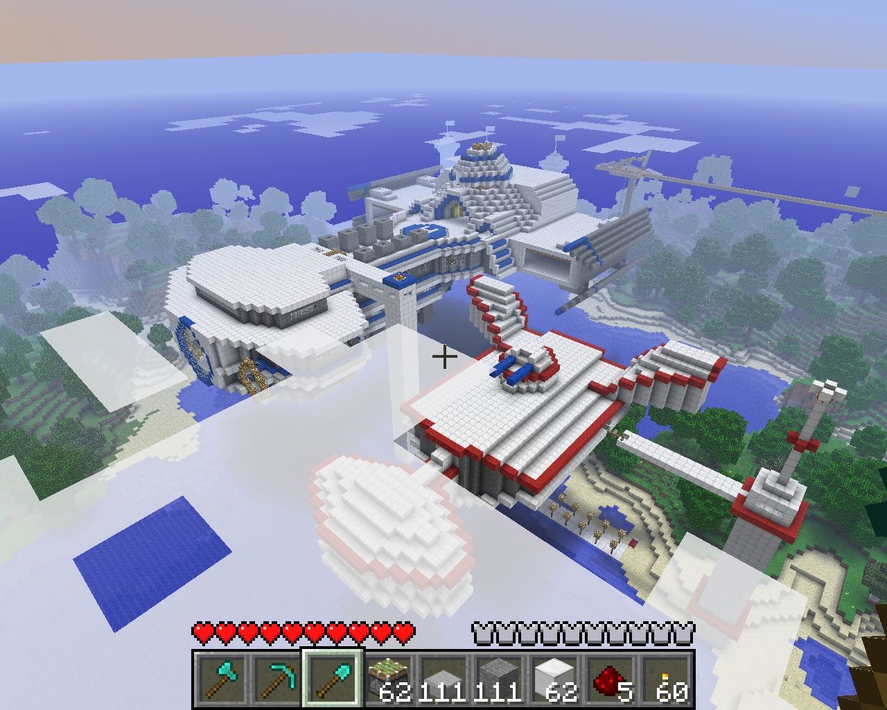 Two Space Ships Minecraft Map