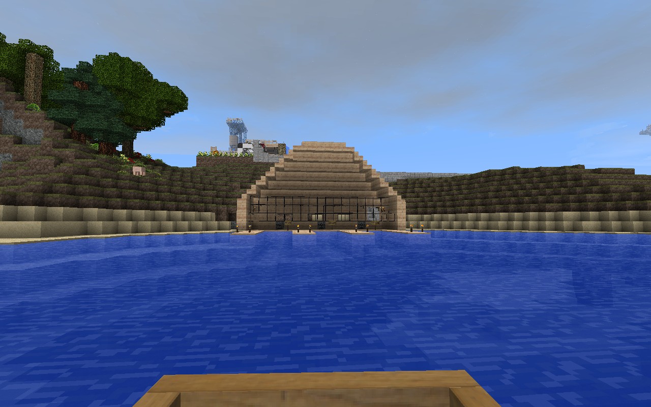 First Part of Village Minecraft Map