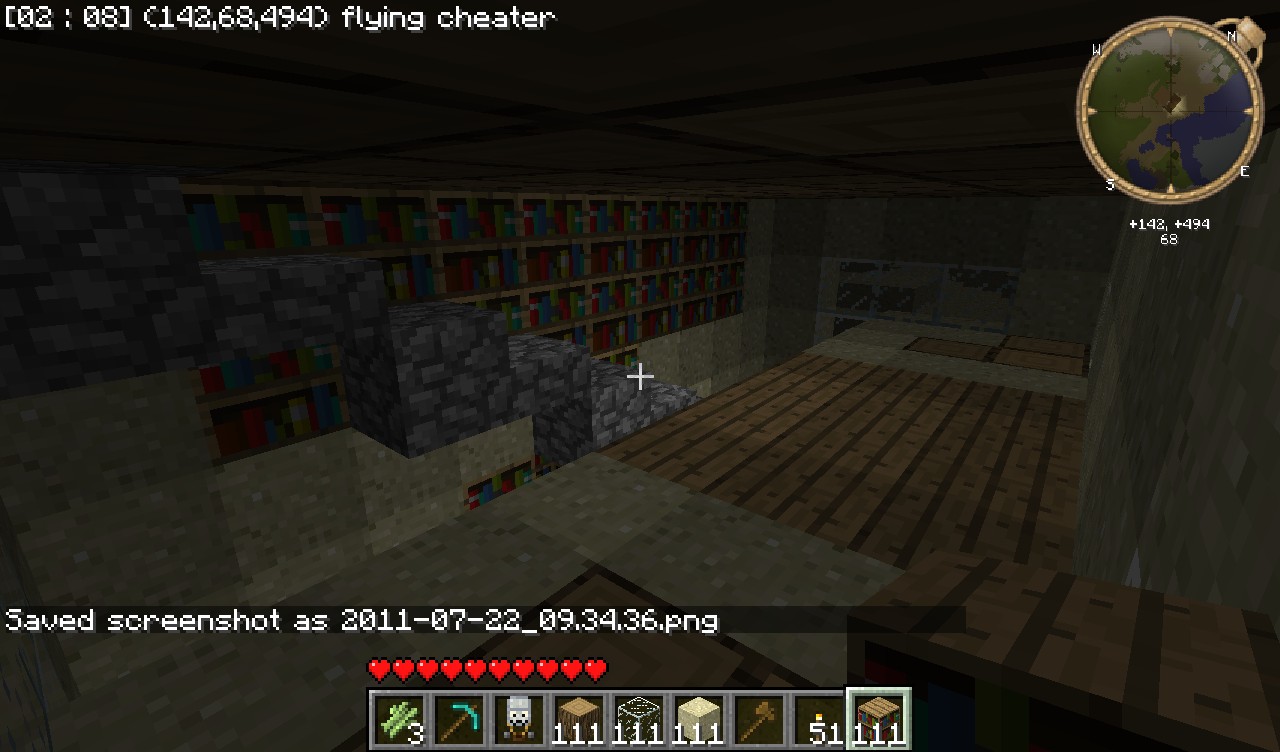 Library Minecraft Map