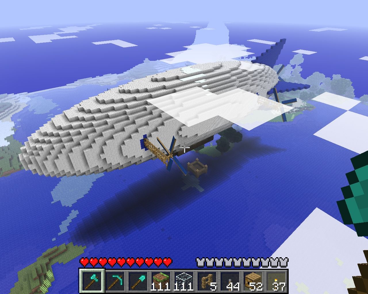 A Zepplin Minecraft Map