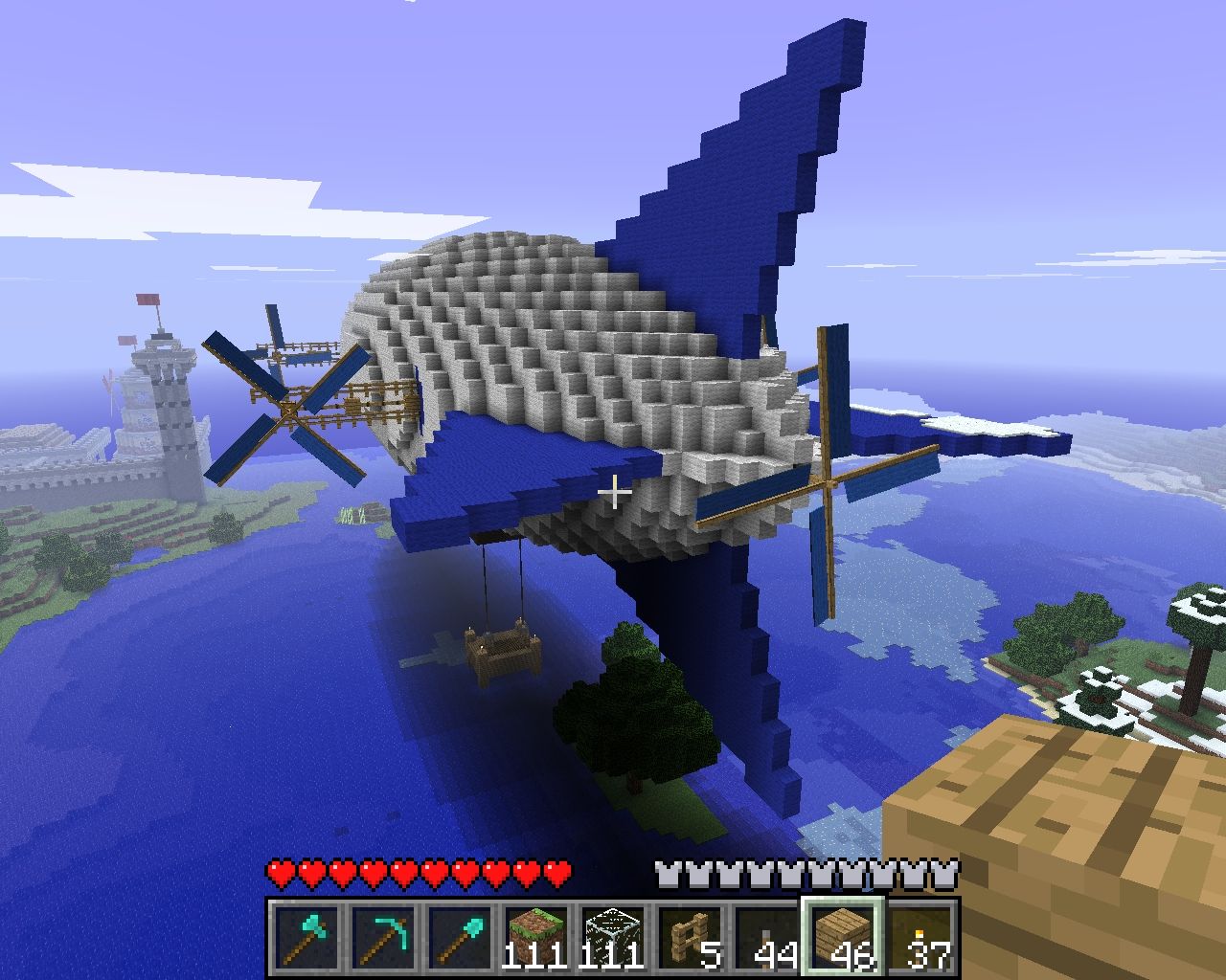A Zepplin Minecraft Map