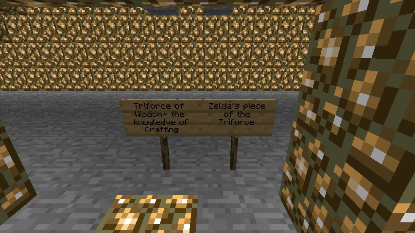 Legend of Zelda Triforce Minecraft Map
