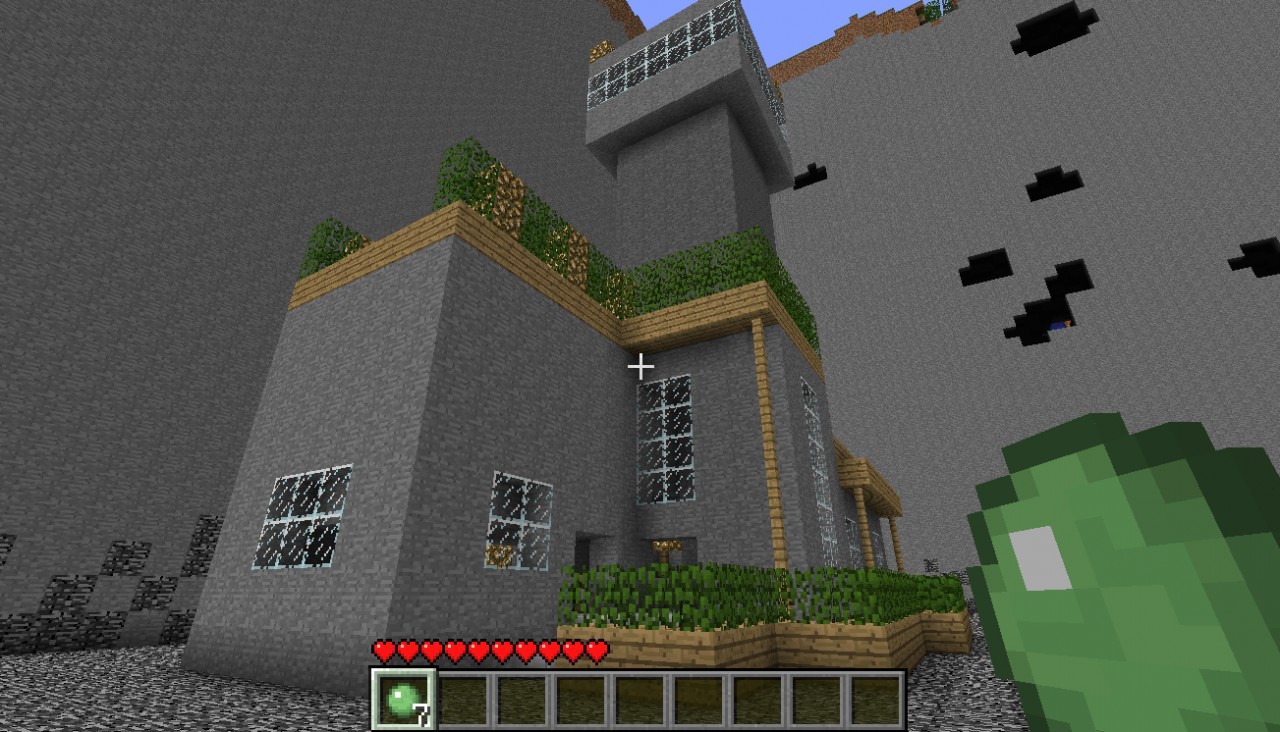 ATC tower, plane workshop, storage room, and runway platform Minecraft Map