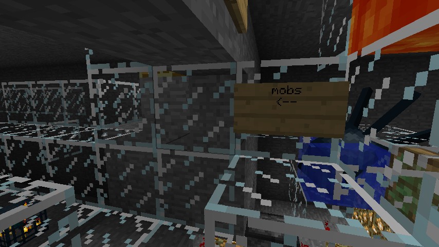 Mob farm and trap-three choices to kill:water,arrows(dispenser) and ...