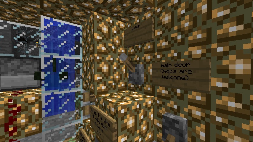 Mob farm and trap-three choices to kill:water,arrows(dispenser) and ...