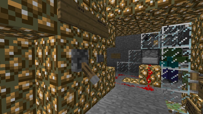 Mob farm and trap-three choices to kill:water,arrows(dispenser) and ...