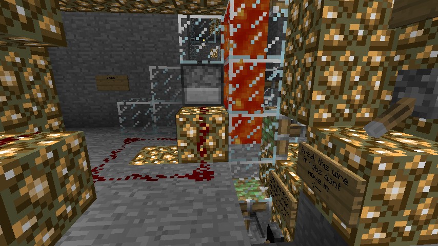 Mob farm and trap-three choices to kill:water,arrows(dispenser) and ...