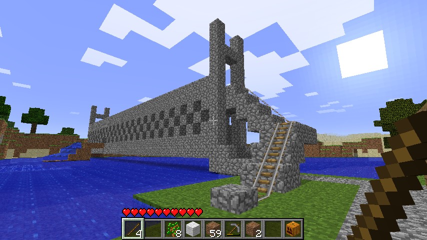 Cobblestone Bridge Minecraft Map