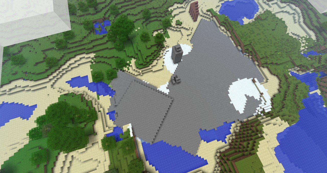 a simple flat Minecraft Map