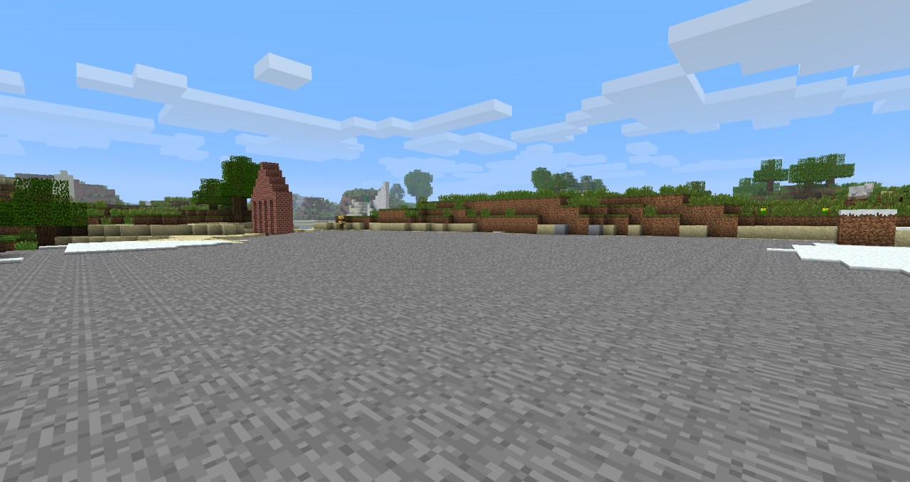 a simple flat Minecraft Map