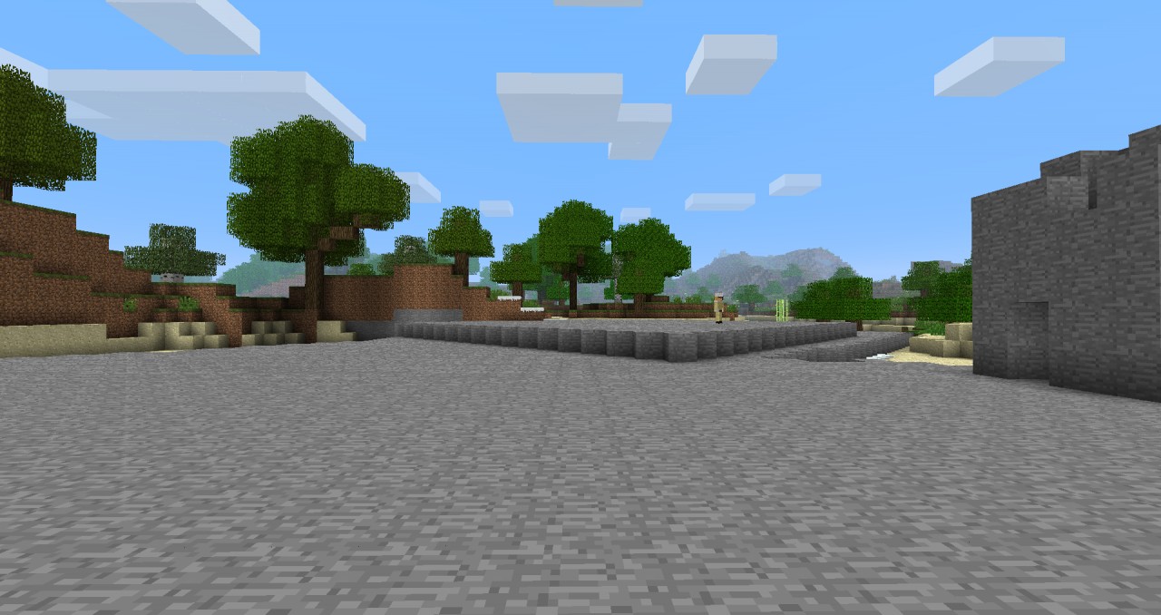 a simple flat Minecraft Map