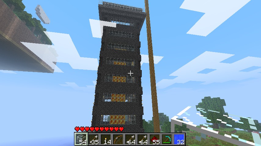 Lava tower Minecraft Map