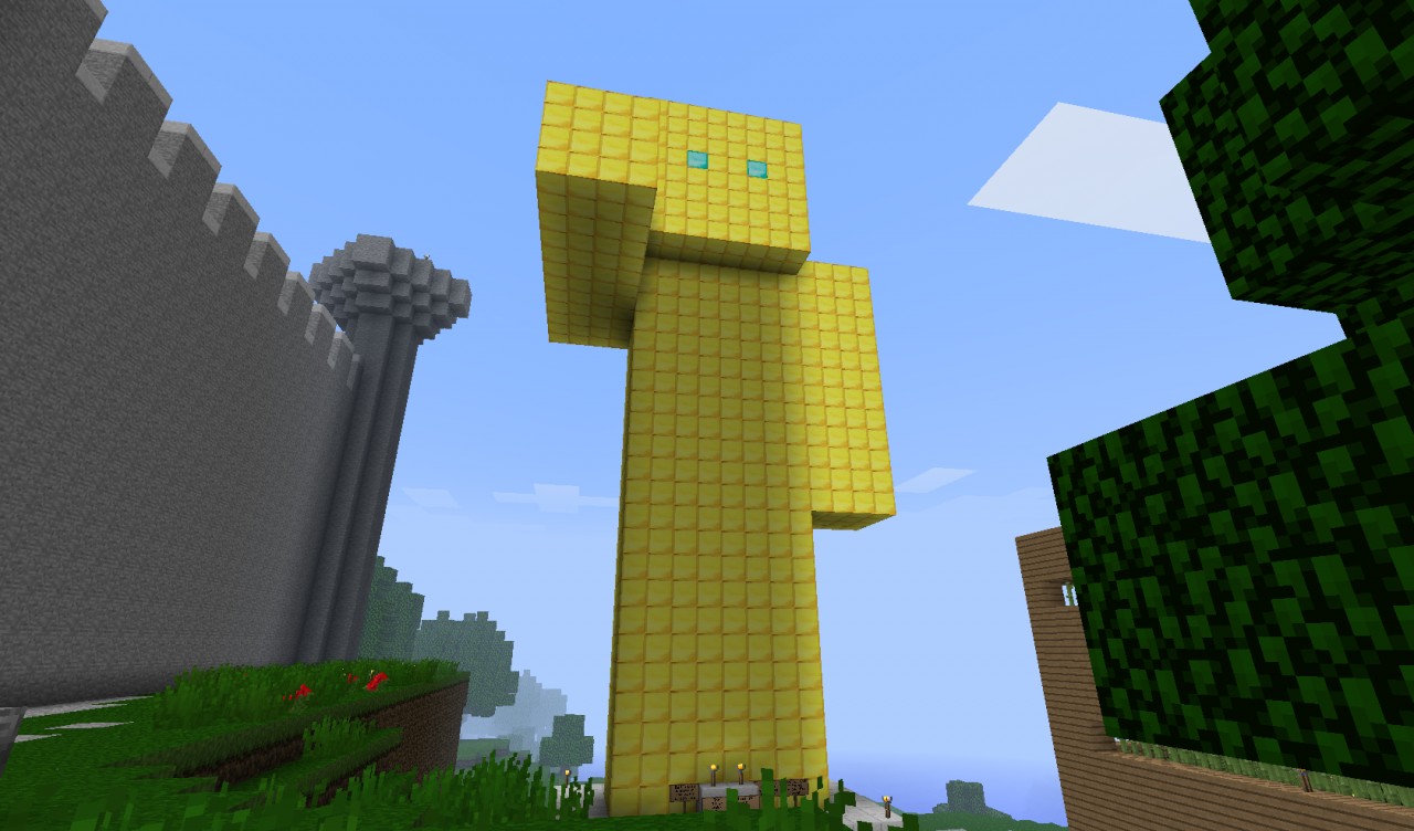 Golden Statue Minecraft Map