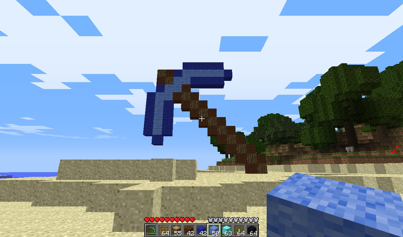 Diamond pickaxe Minecraft Map