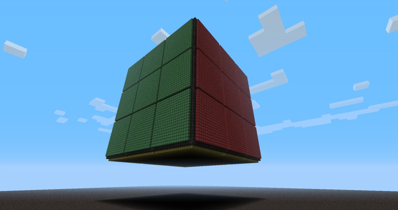 Giant Rubix Cube Minecraft Map